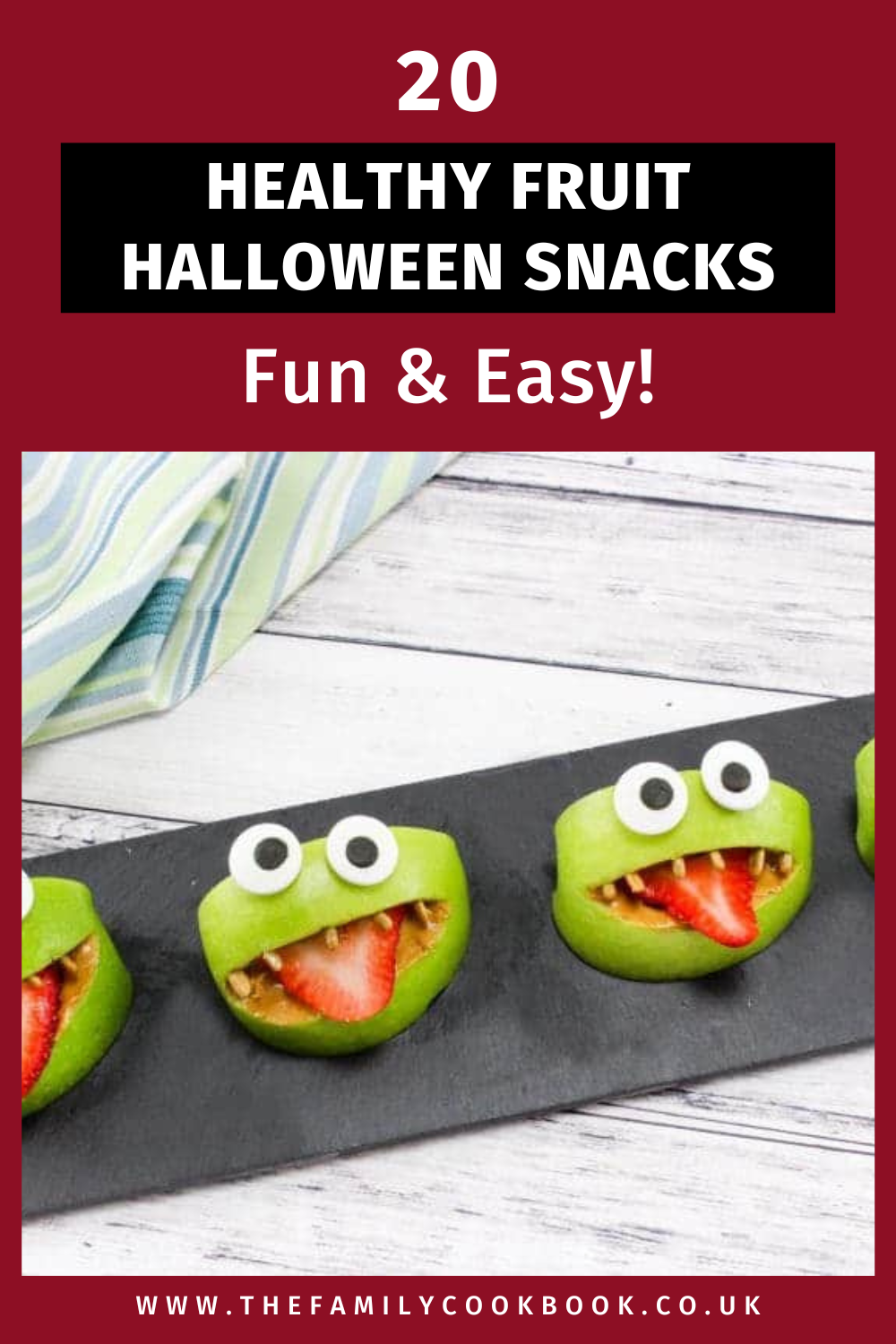 20 Fun & Easy healthy fruit Halloween snacks