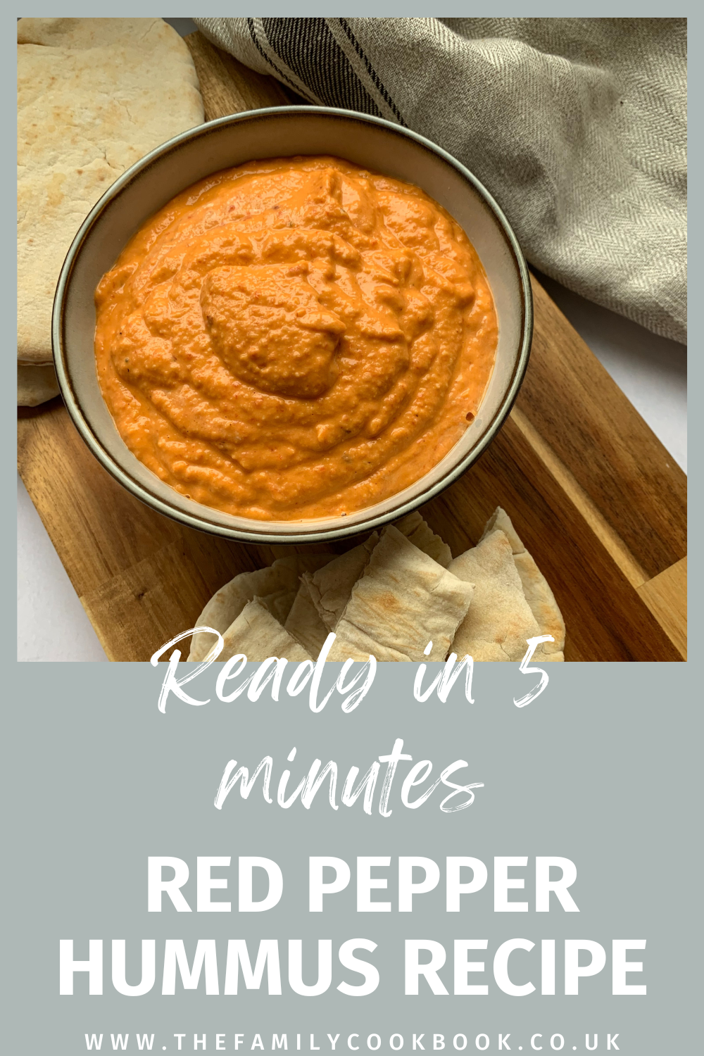 Delicious Red Pepper Hummus Recipe - The Family Cookbook
