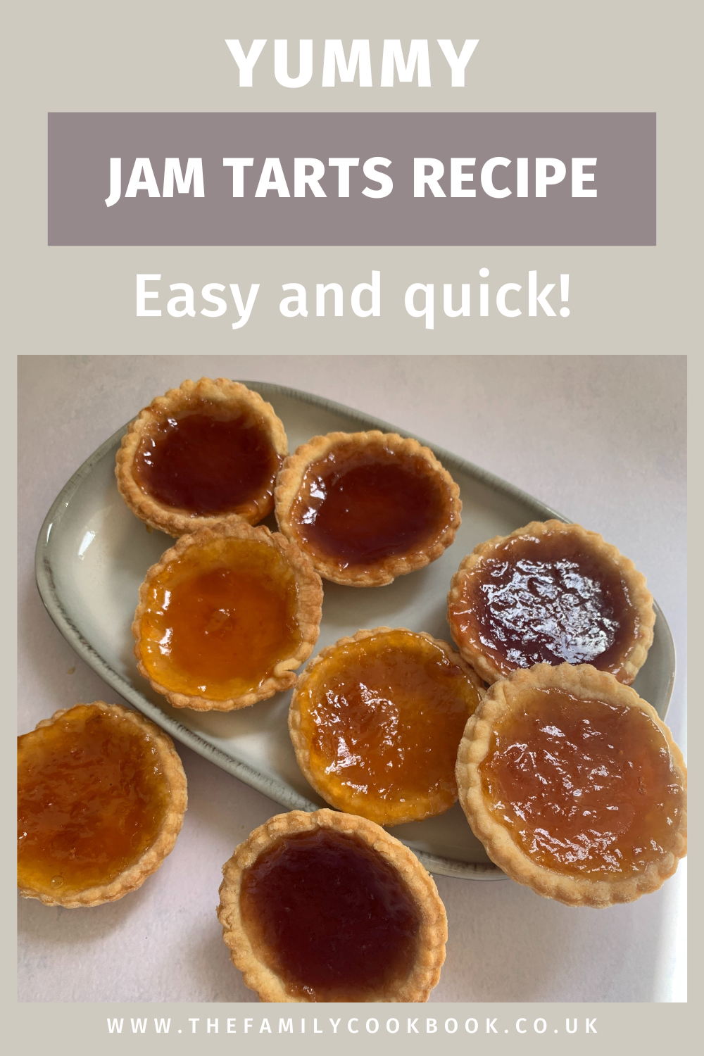 Easy Jam Tarts Recipe - The Family Cookbook